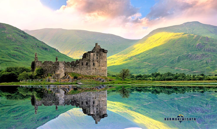 Scottish Highlands Scotland Padang Rumput Luas